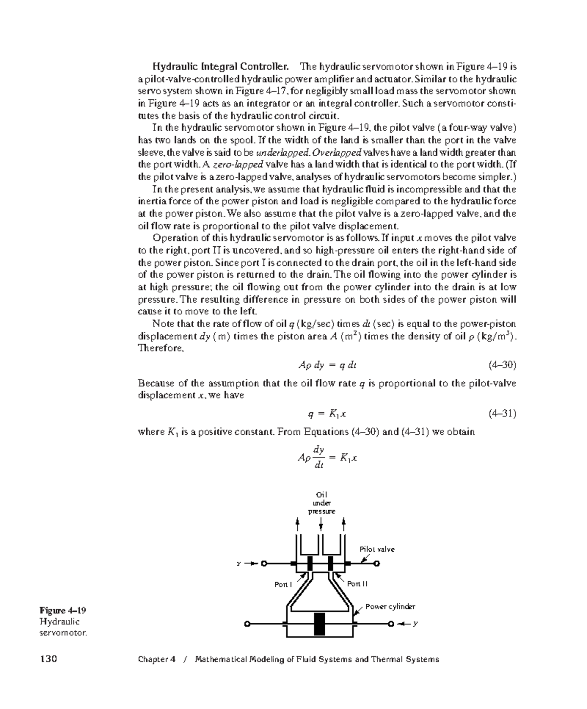 Modern control engineering-29 - 130 Chapter 4 / Mathematical Modeling of Fluid Systems and ...