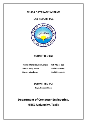 Lab DM - THIS IS PRACTICAL WORK - Introduction to Data Mining Overview ...