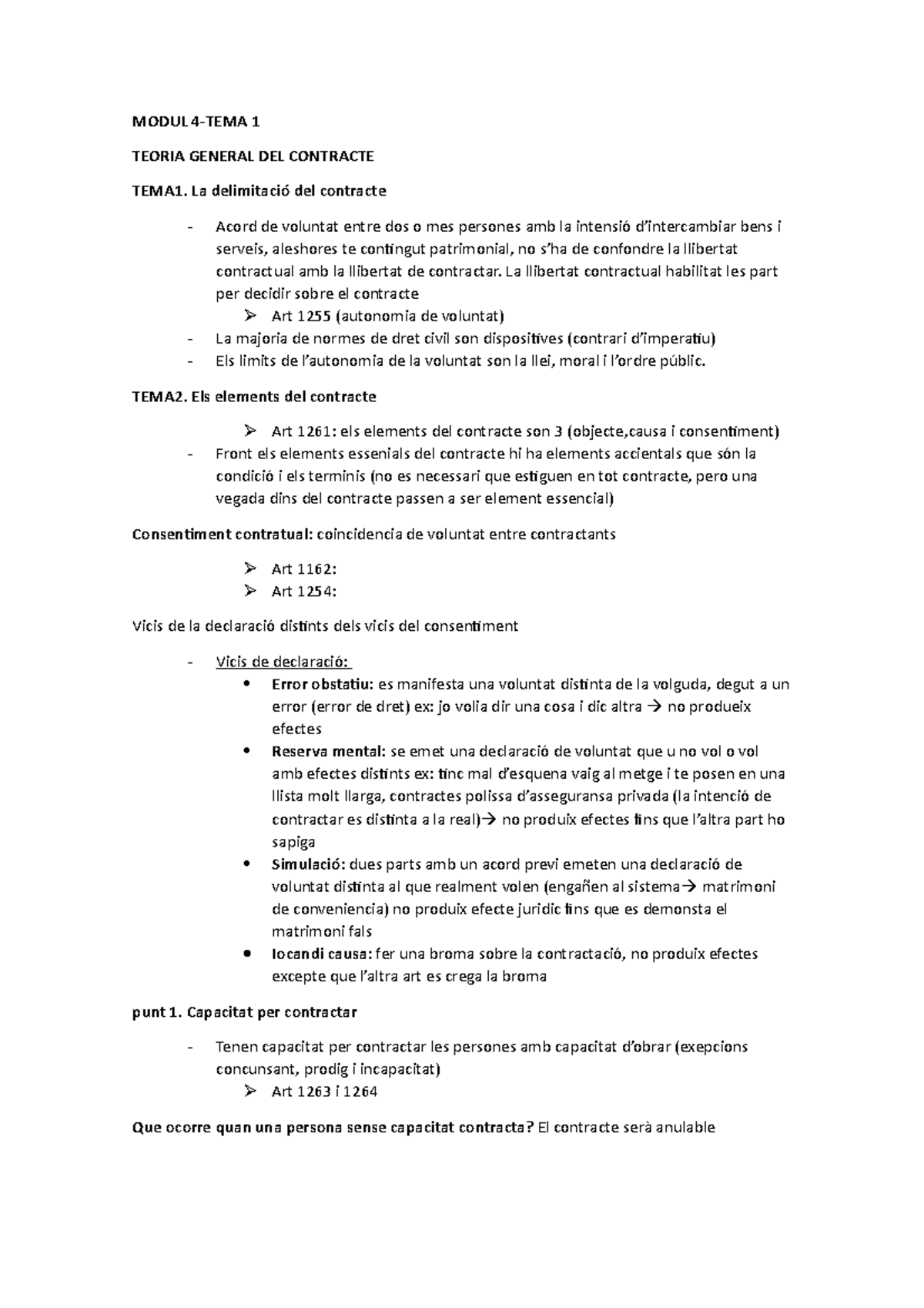 Modul 4- tema 1 - derecho civil - MODUL 4-TEMA 1 TEORIA GENERAL DEL ...