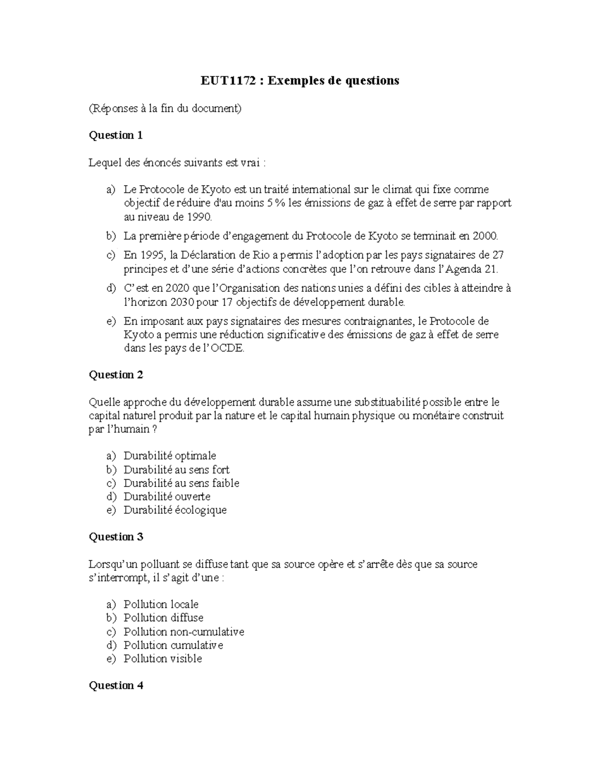 Exemples de questions examen intra - EUT1172 : Exemples de questions ...