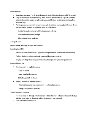 Cog lab History APA notes - Cog lab History APA Philosophical approach ...