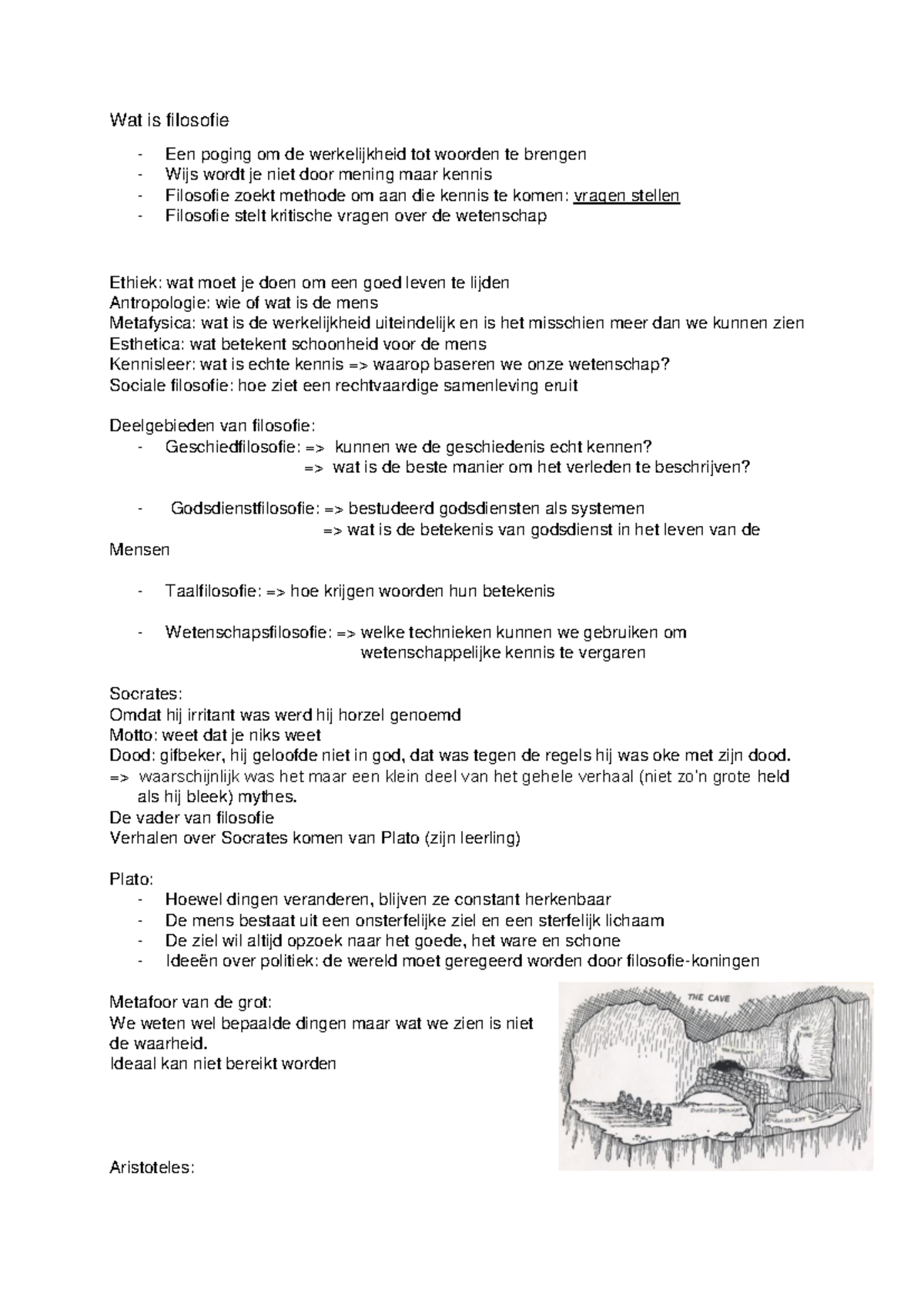 Wat is filosofie - Wat is filosofie Een poging om de werkelijkheid tot ...