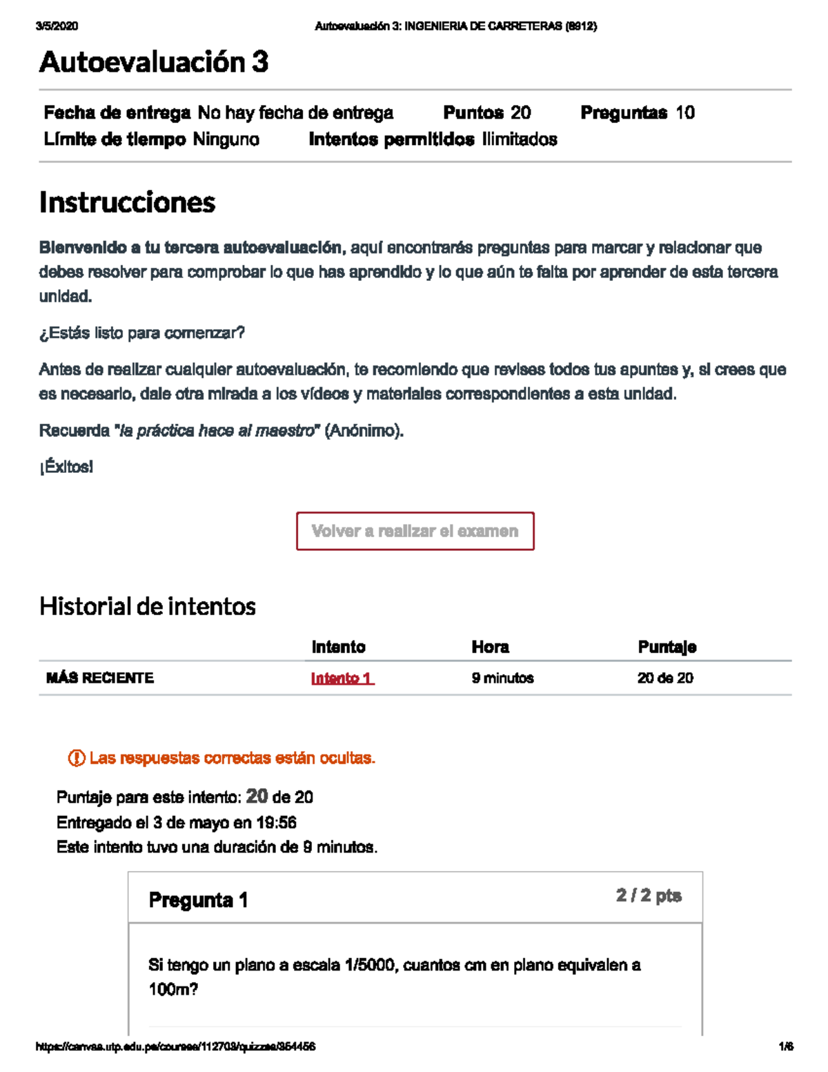 Autoevaluaci Ã³n 3 Ingenieria DE Carreteras (8912) - Calculo avanzado para ingenieria - Studocu