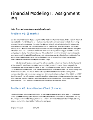 Assignment #3- Historical Financial Statements - Instructions ...