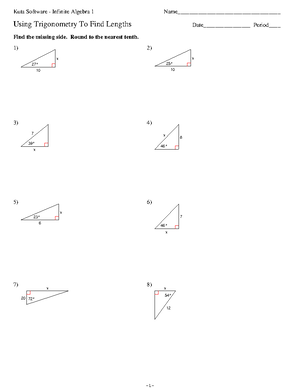 Oes trig assignment - This is a worksheet involving trig identities ...