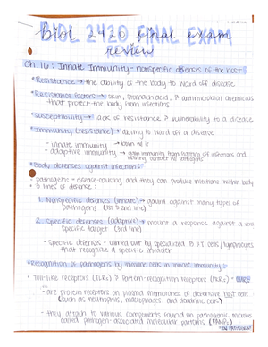 Exam 3 Answer Key Practice Questions - Name BIOL 2420 April 24, 2017 ...