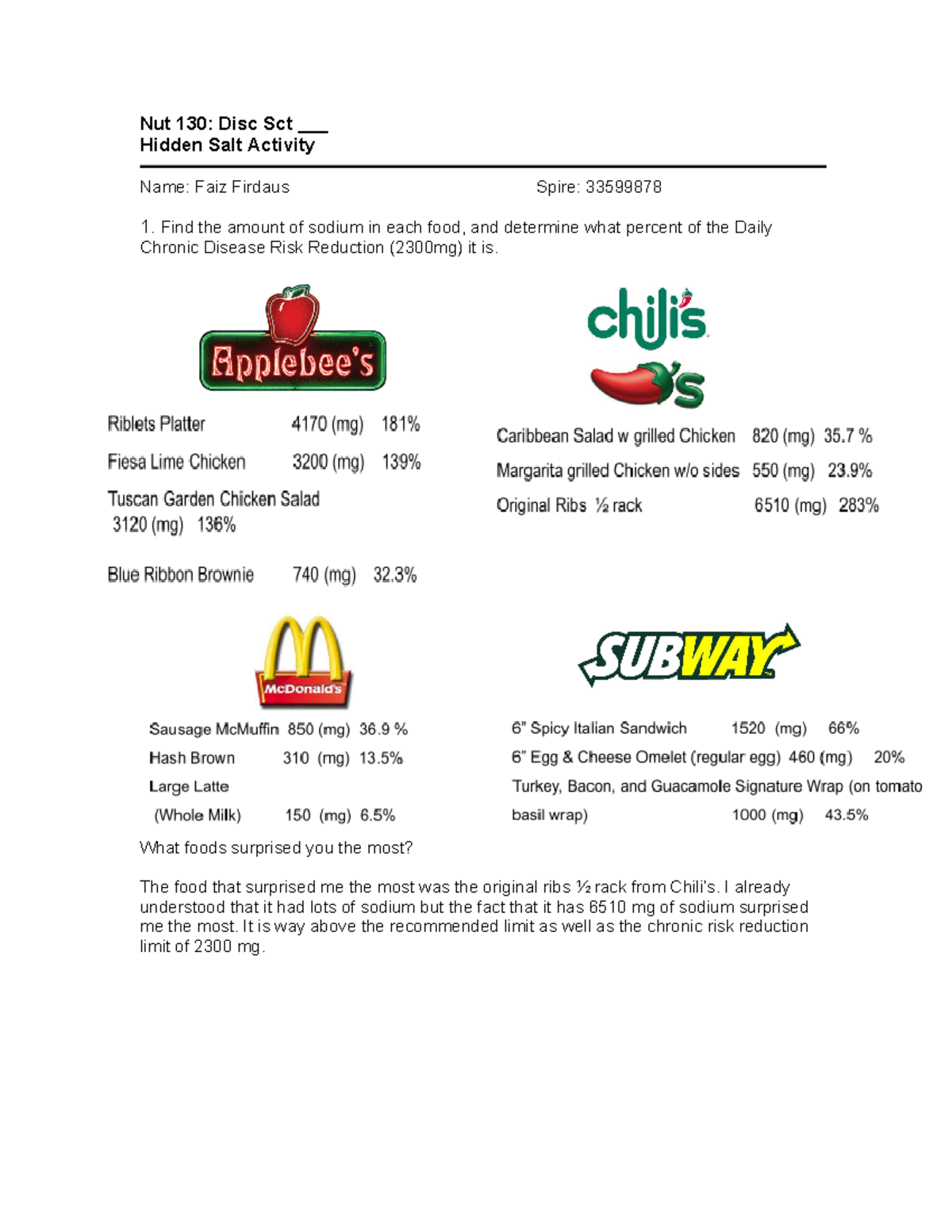 Hidden salt activity student version - Nut 130: Disc Sct ___ Hidden ...