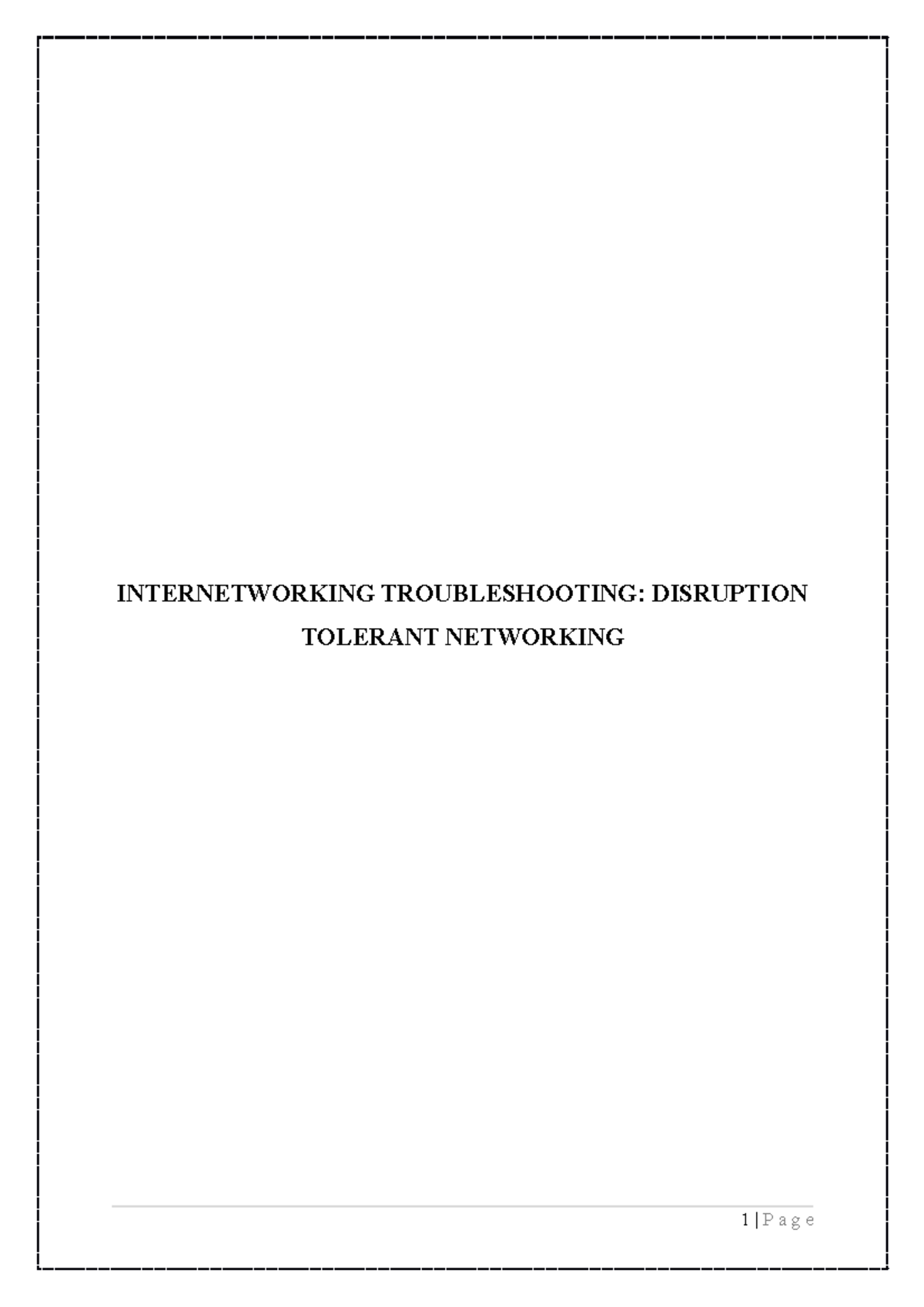 Disruption Tolerant Networking - The different layer of DTN discussed ...