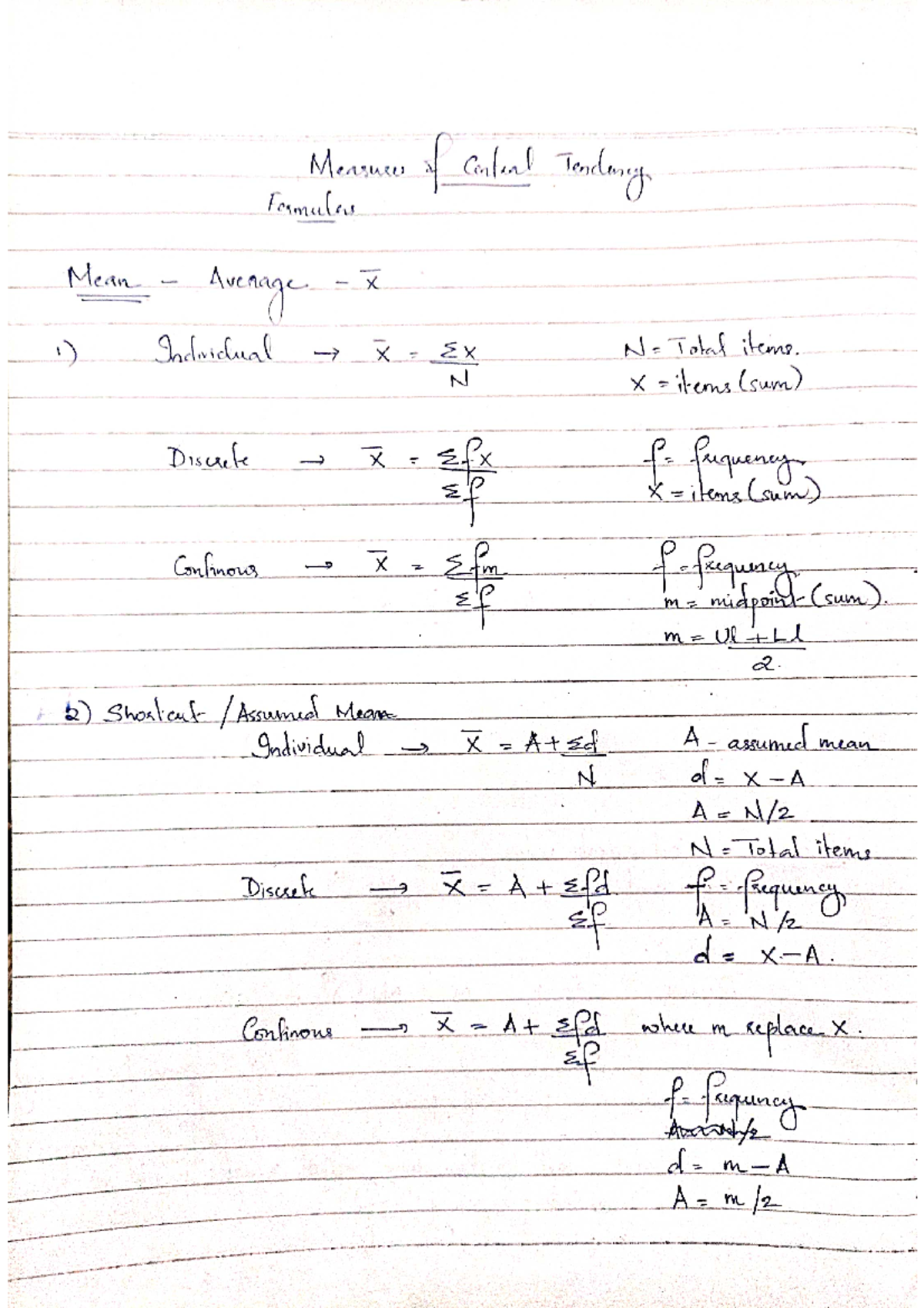 Stat formulas - Research Methodology - Studocu