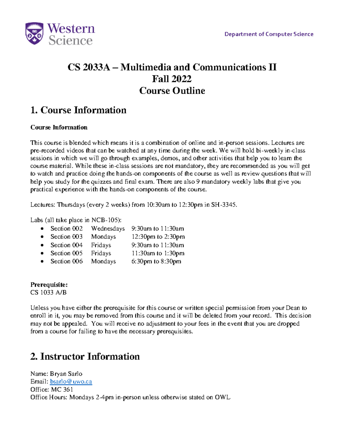 Compsci 2033 - this its the. hdfh ldmfhas dfmljasdi fjeowfl;sa hls kjse ...