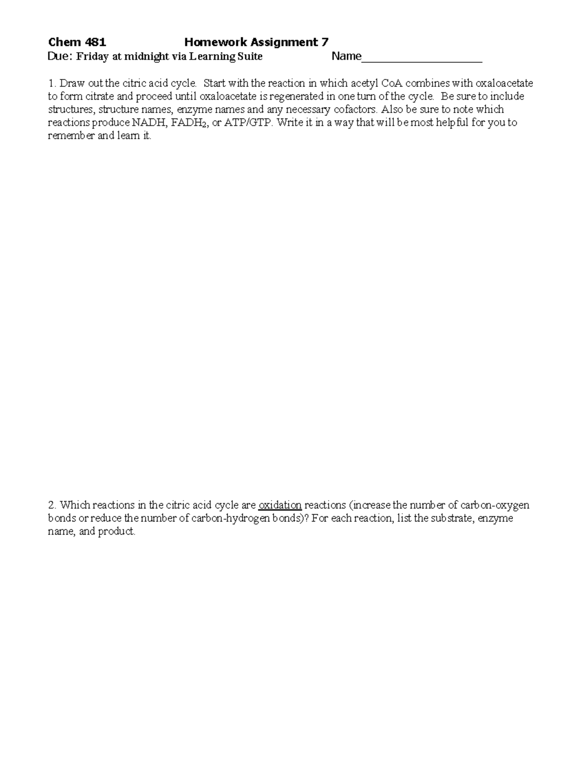 Homework 7 v3 - Weekly HW #7 - Due: Friday at midnight via Learning ...