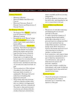 RIPH111 Prelim - Reviewer - Bachelor of Science in Nursing 2YB RIPH111: BSN 2ND YEAR 2ND ...