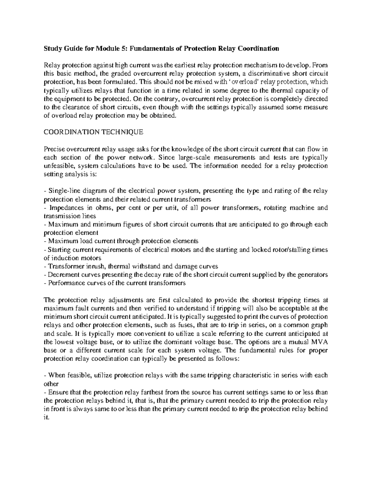 Study Guide for Module 5 - From this basic method, the graded ...