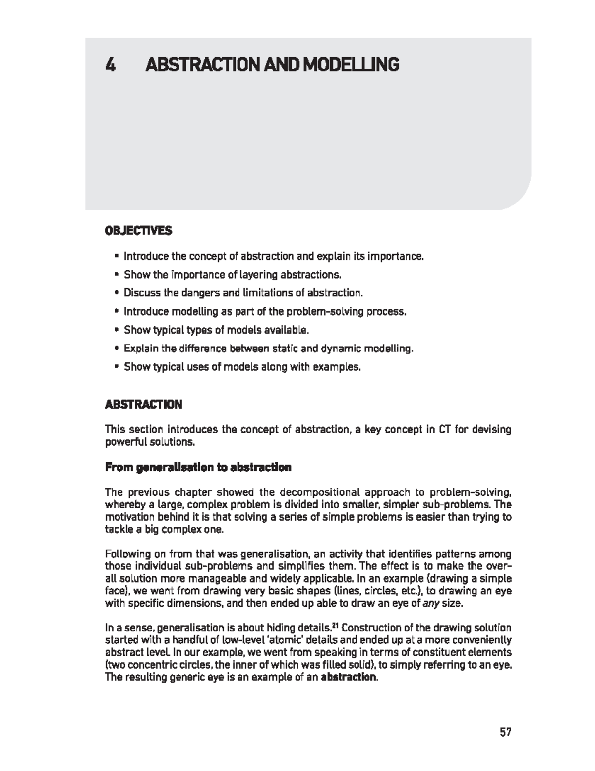 Lecture Iv Abstraction And Modelling 4 Abstraction And Modelling Objectives Introduce The