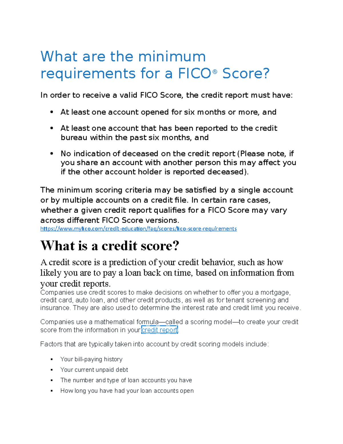 Stud2 - BUSINESS. CREDITS TO THE OWNER - What are the minimum ...