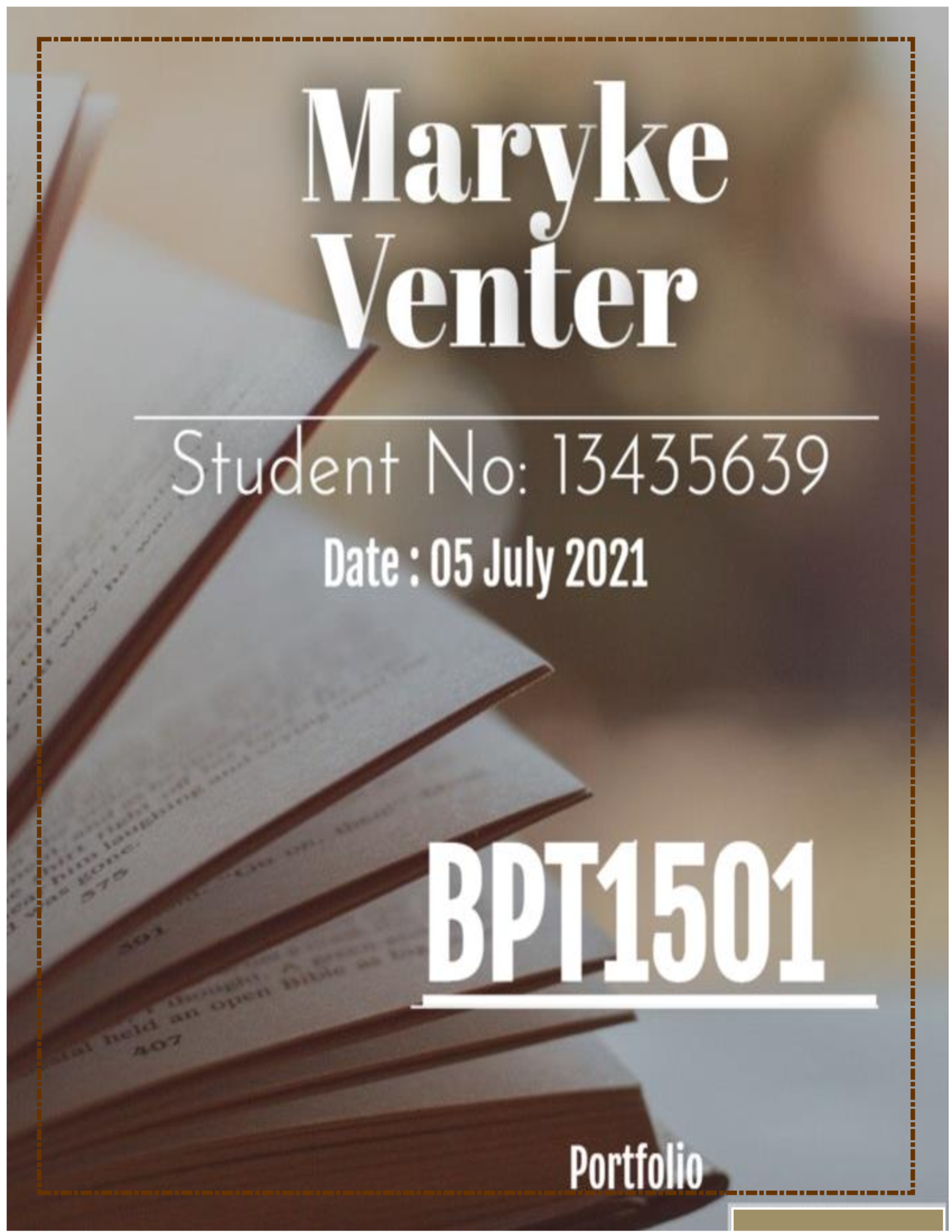 BPT1501 Portfolio - Teaching - BPT1501 - • • • • • • - Studocu