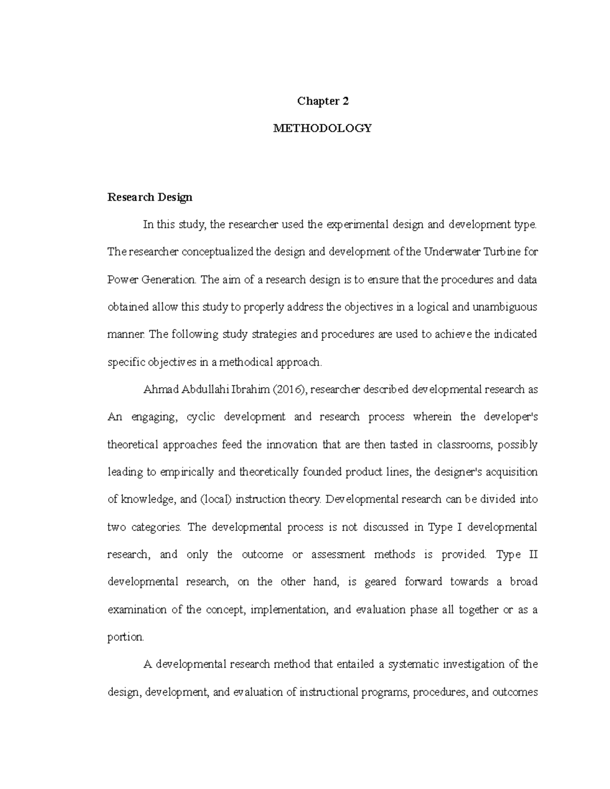 Chapter 2 - Llarenas - Study well - Chapter 2 METHODOLOGY Research ...