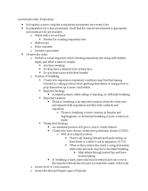 Shock Cheat Sheet types of shock - B425 - Studocu