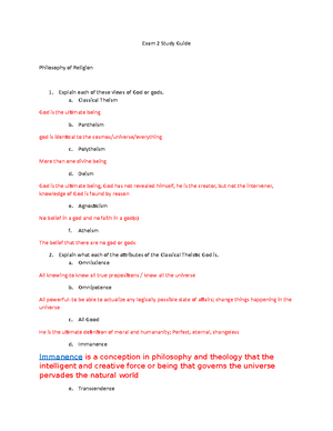 PHI-103 Exam 1 Study Guide - PHI-101 Exam 1 Study Guide (FA24) This Study Guide is intended to ...