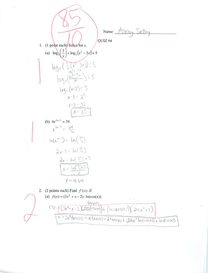 Indefinite vs. Definite Integrals - MATH 2323 - Studocu