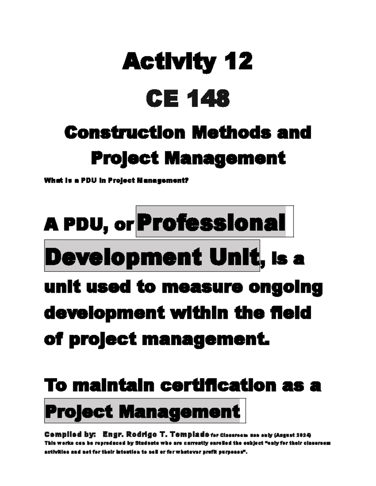 3.3.-Activity-12-CE-148-What-Is-a-PDU-in-Project-Management - Activity ...