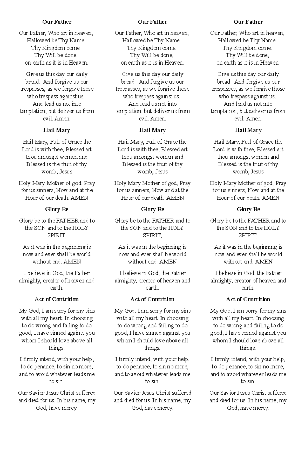 3-Basic-Prayers - lecture notes 3-Basic-Prayers 3-Basic-Prayers 3-Basic ...