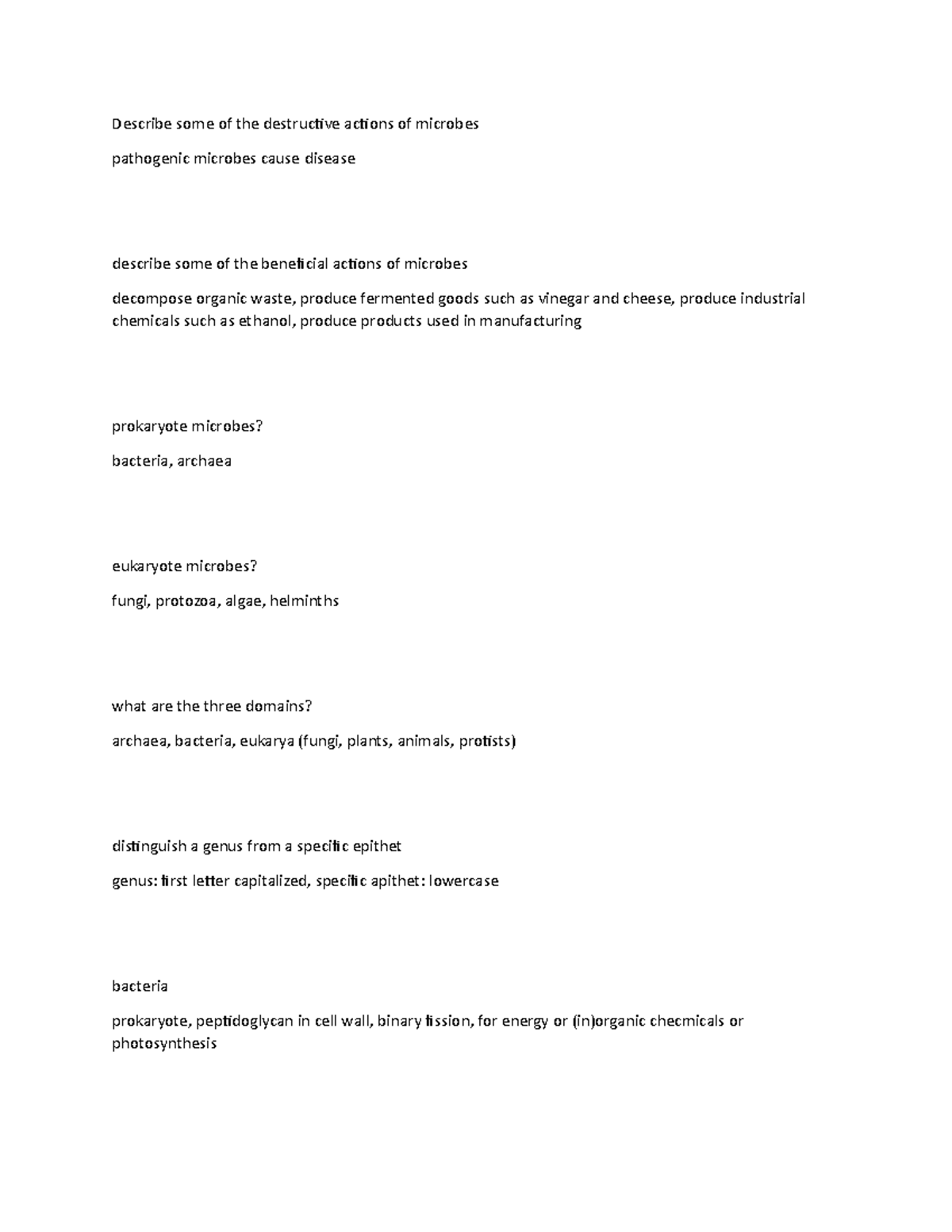 TEST BANK CHAP 1-3 MICR 290 - Describe some of the destructive actions ... TEST BANK CHAP 1-3 MICR 290 - Describe some of the destructive actions ...
