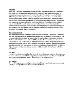 Bloom's Questions - Name: Lyndsay Scherman Bloom’s Level Question ...