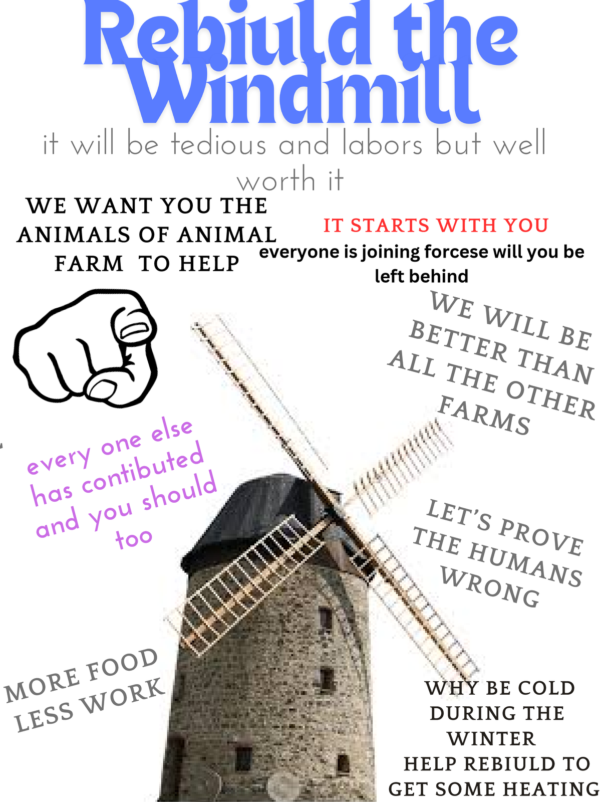 Save the windmill - LET’S PROVE THE HUMANS WRONG WHY BE COLD DURING THE ...