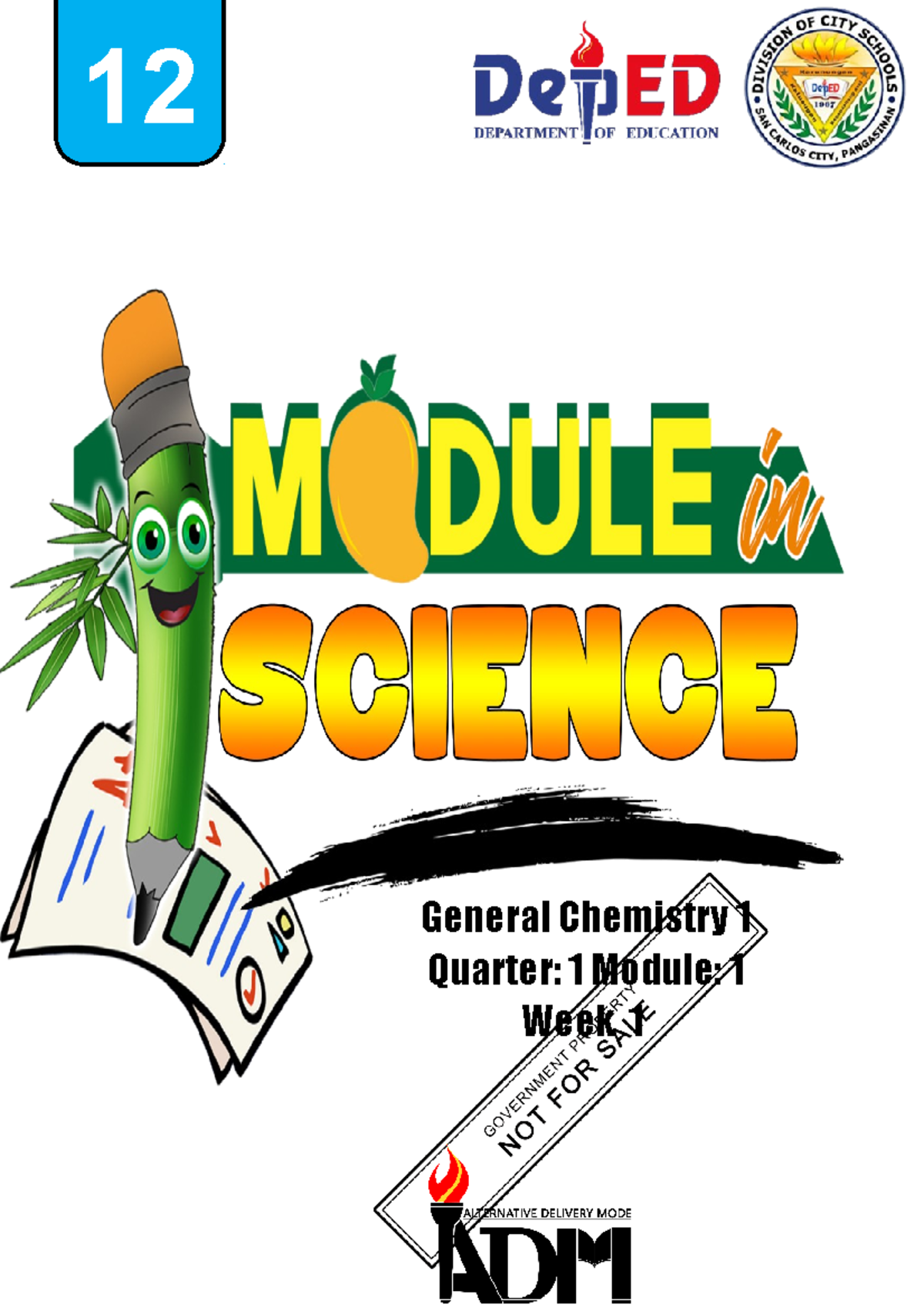 1.MOd EL-Gen - gopod - General Chemistry Quarter: 1 Module: Week ...