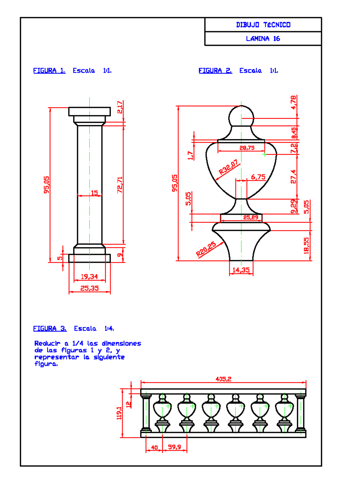 Láminas de Auto CAD (3 de 3) - Tecnical Drawing - Studocu