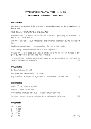 Chapter 2 Roman Law - THE FOUNDATIONS OF SOUTH AFRICAN LAW CHAPTER 2 ...