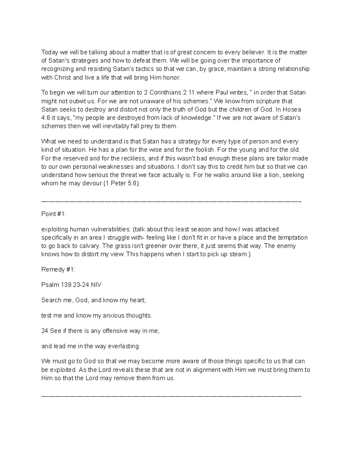 Unity Message - this - Today we will be talking about a matter that is ...