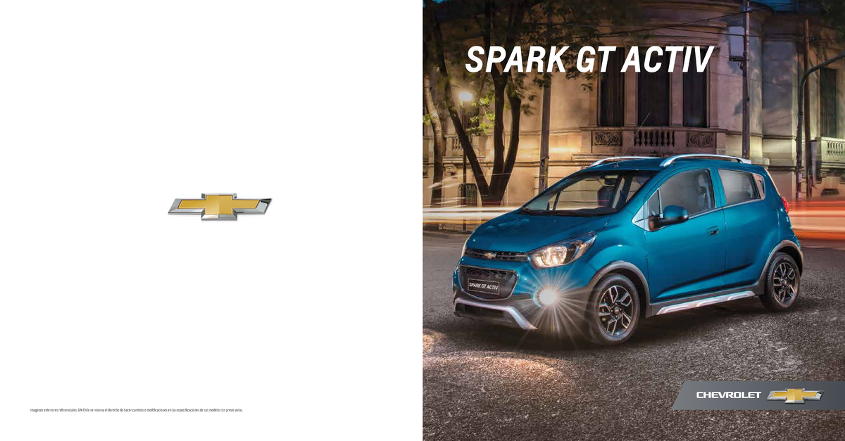 Spark-active-catalogo - Imagenes exteriores referenciales. GM Chile se ...
