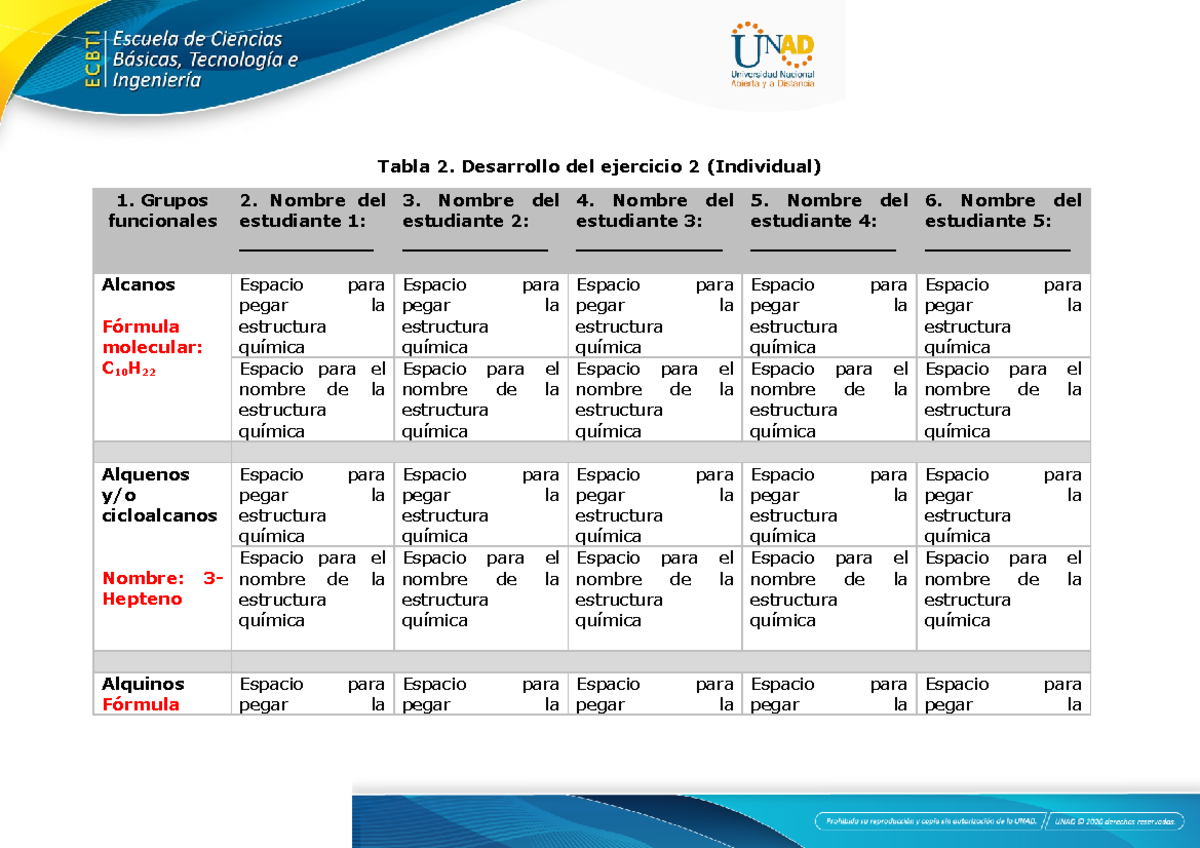 Anexo 1 - Tarea 2 - G2 Tabla 2y3 - Tabla 2. Desarrollo del ejercicio 2 (Individual) Grupos - Studocu