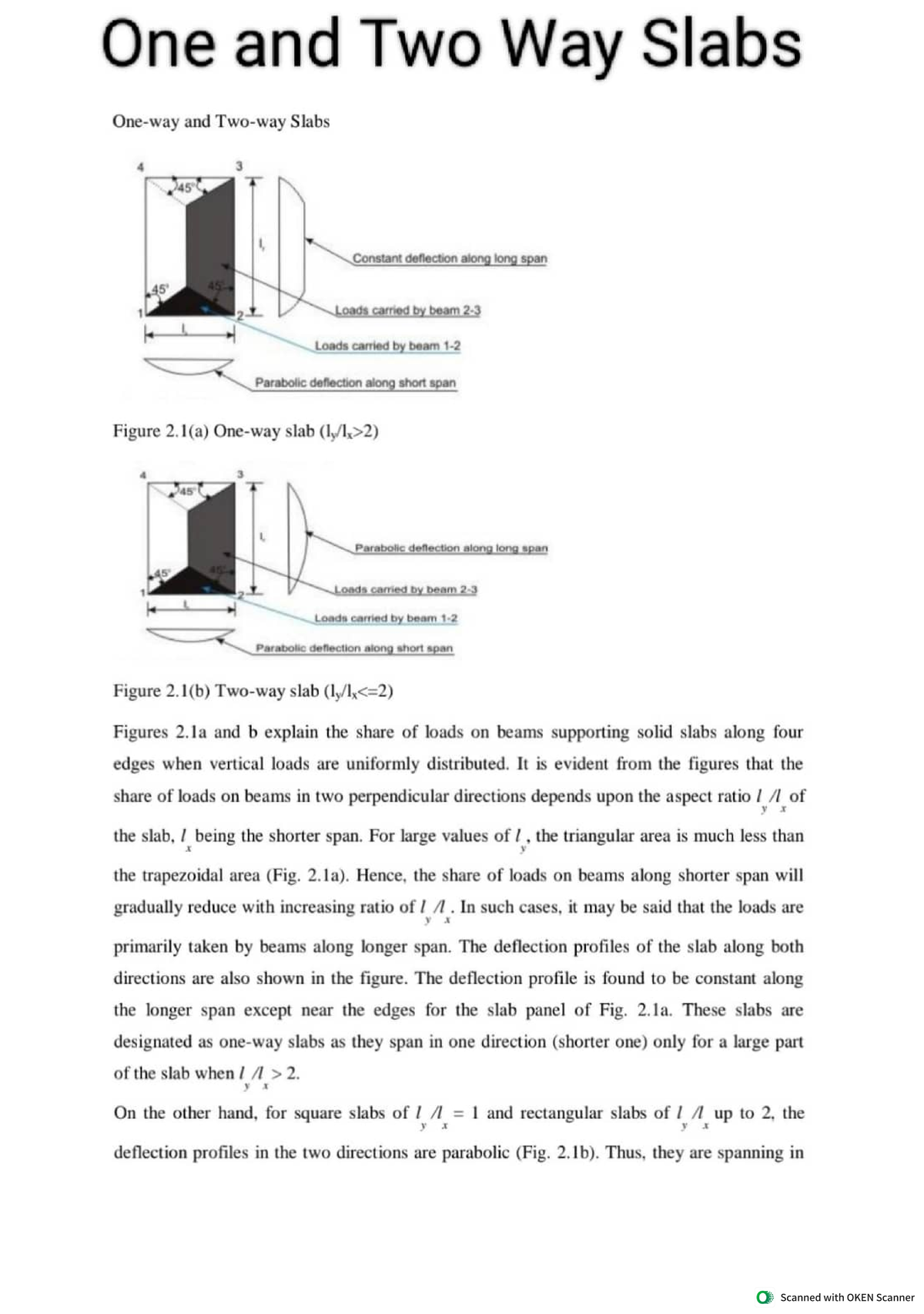 One and Two- Way Slabs - Structural Design - Studocu