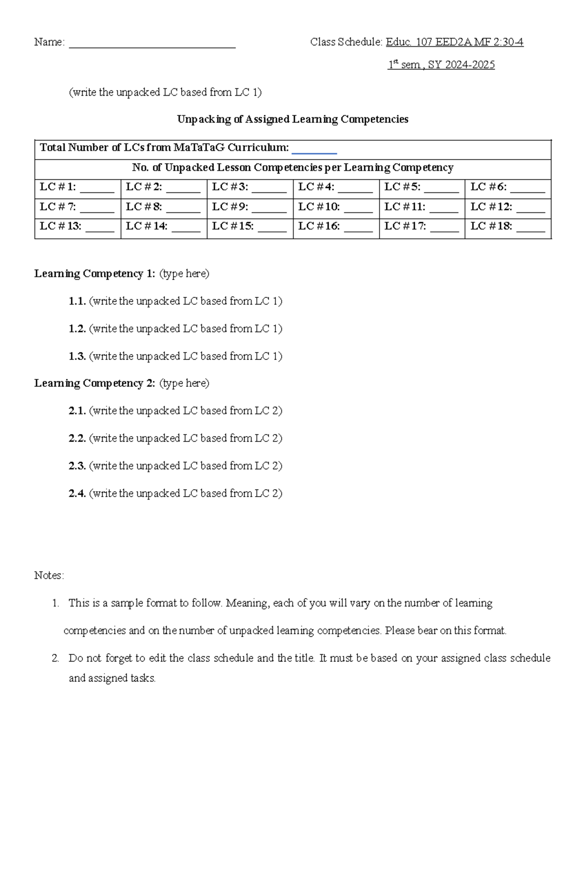 TQ Unpacking-of-LC-Assinged-Template - Name ...