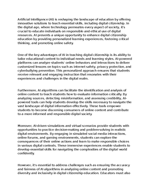 Artificial Intellige 510 - Artificial Intelligence (AI) is reshaping ...