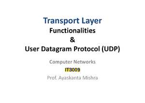 Lecture Note -12 Checksum in Computer network - 1010-5 CHECKSUM5 ...