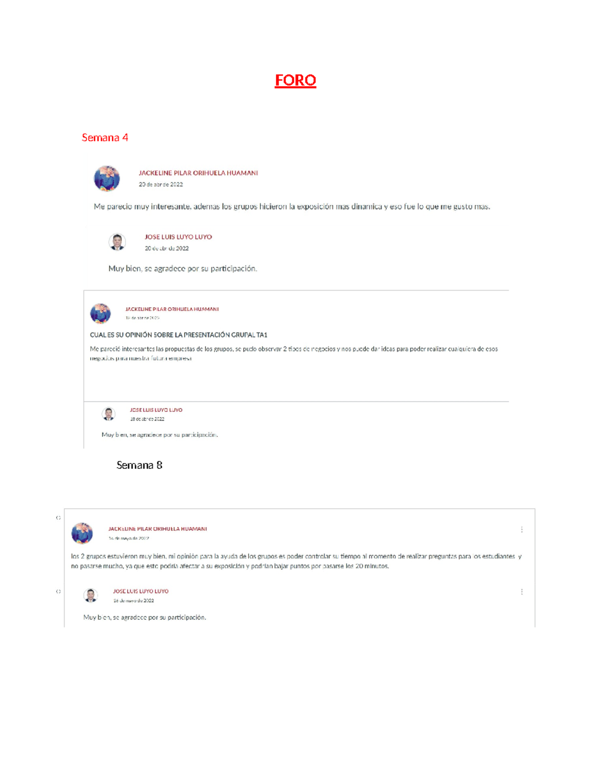 FORO - Ciudadanía y reflexión etica - FORO Semana 4 Semana 8 - Studocu