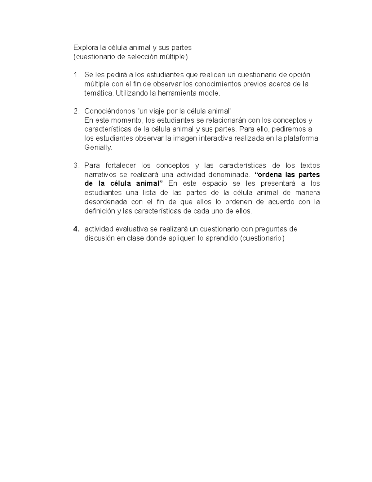 Explora la célula animal y sus partes - Explora la célula animal y sus ...