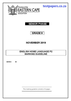 JUNE ENG P1 QP MEMO - English Past Paper - Studocu