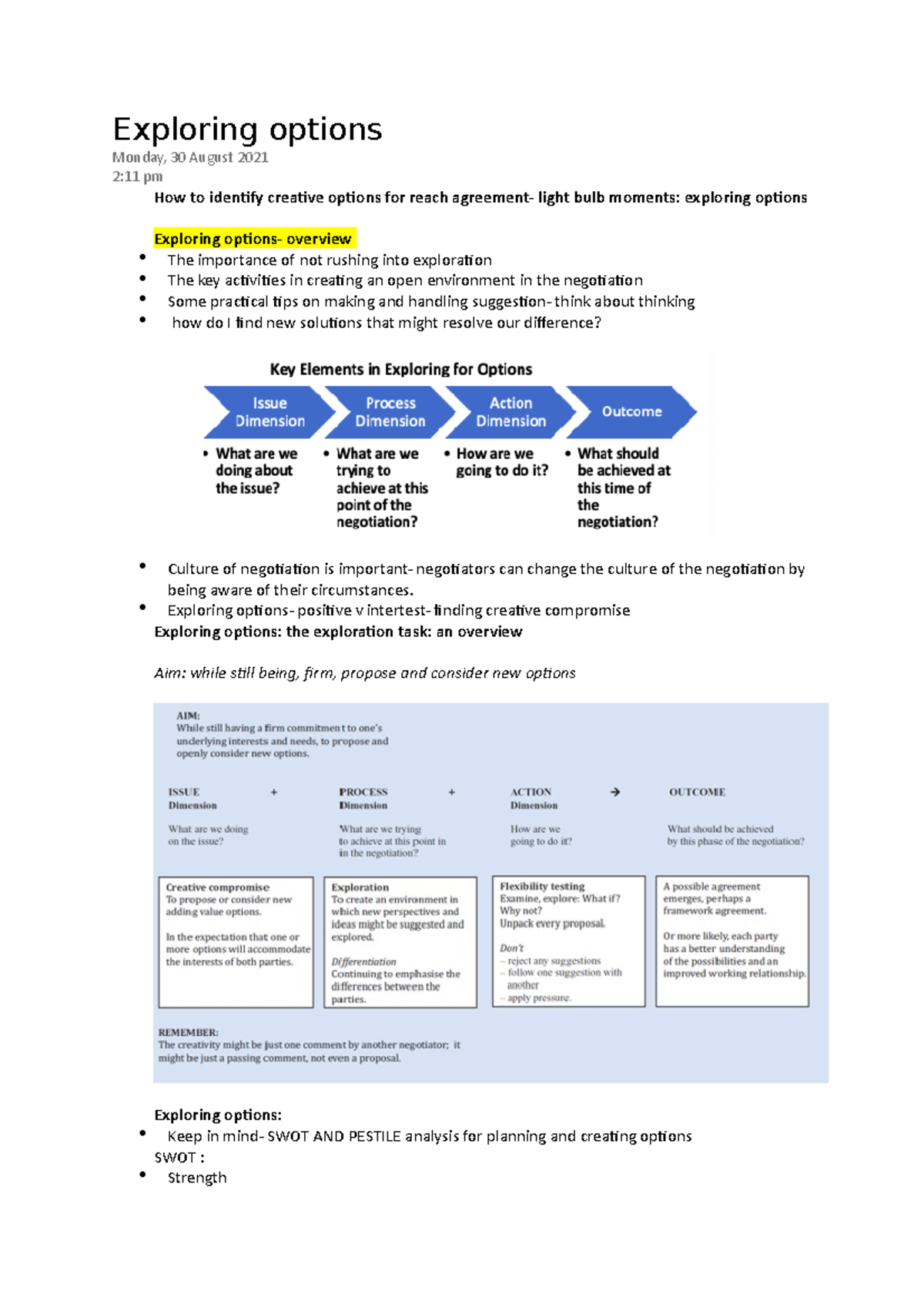 6 Negotiation Lecture Notes 6 1004gir Griffith Studocu