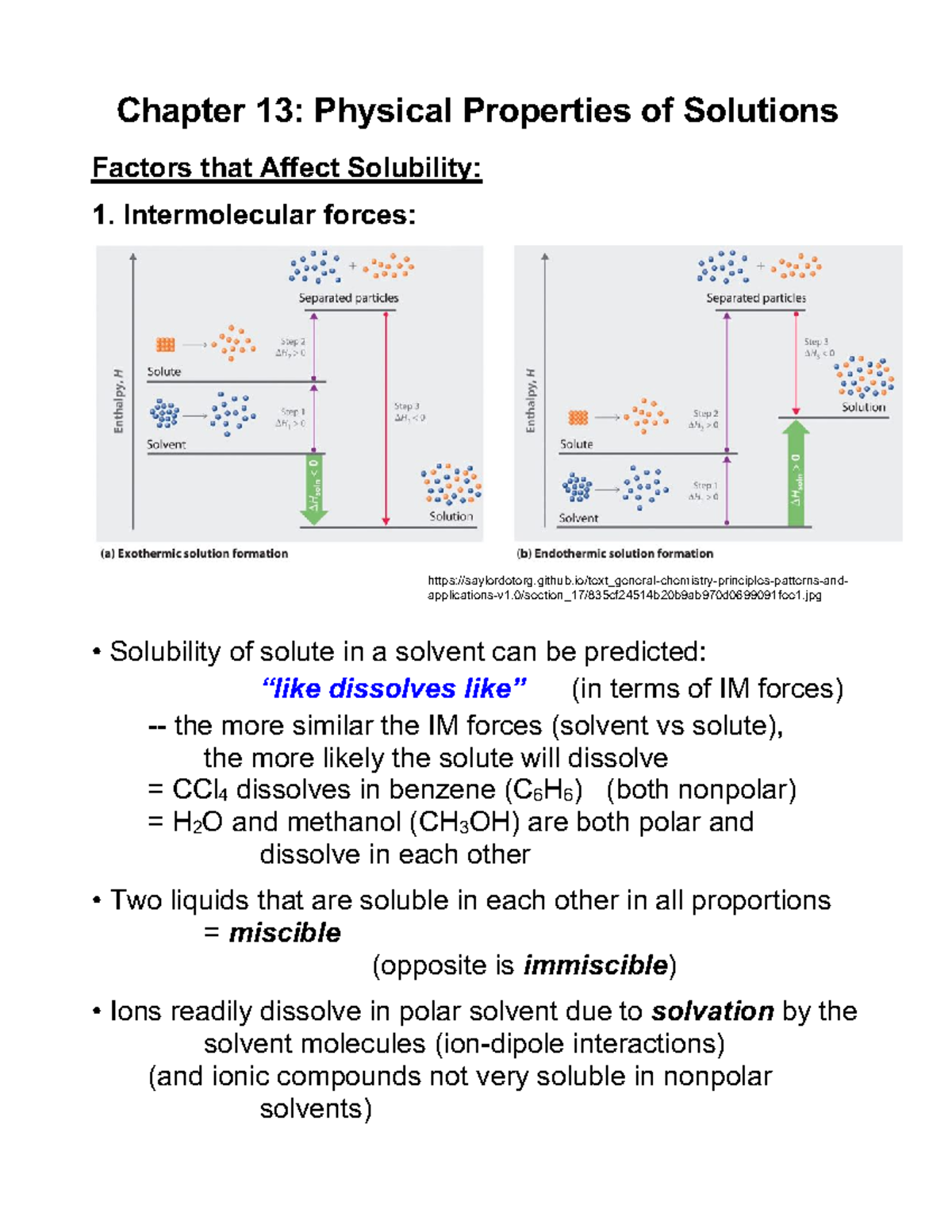 Chapter 13 pt3 Temp & Pressure effects on Solubility - Chapter 13 ...