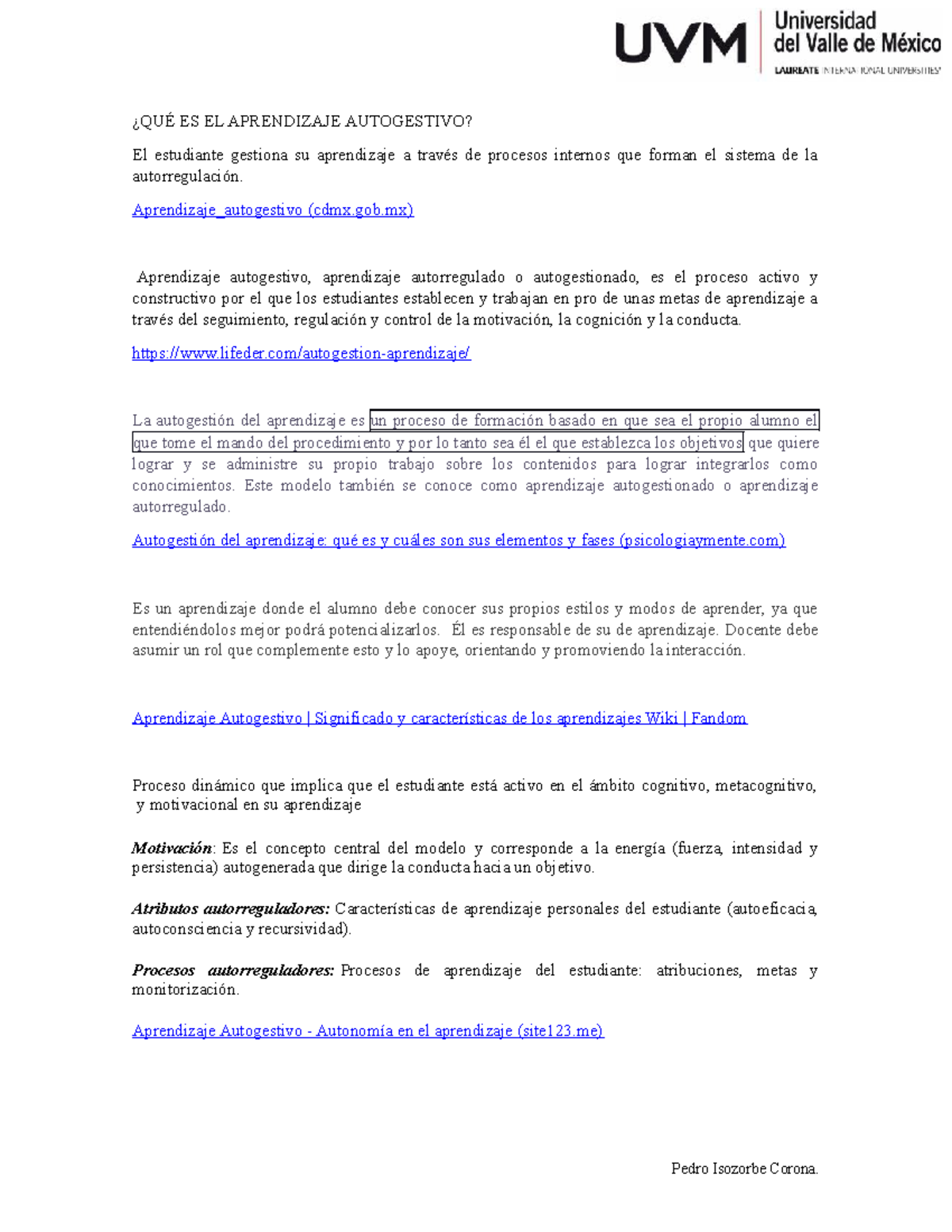 Aprendizaje autogestivo - ¿QUÉ ES EL APRENDIZAJE AUTOGESTIVO? El ...