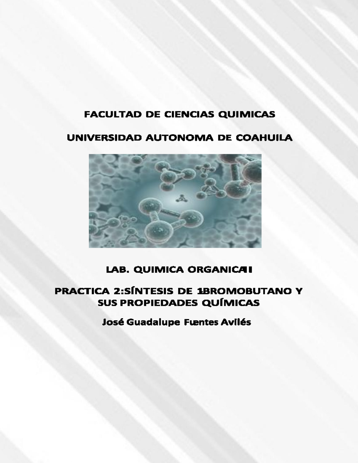 Práctica 2. síntesis de 1-bromobutano y sus propiedades químicas 2 ...