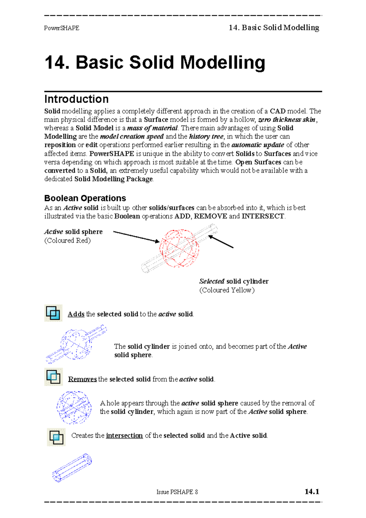14-Basic Solid Modelling - PowerSHAPE 14. Basic Solid Modelling 14. Basic Solid Modelling - Studocu
