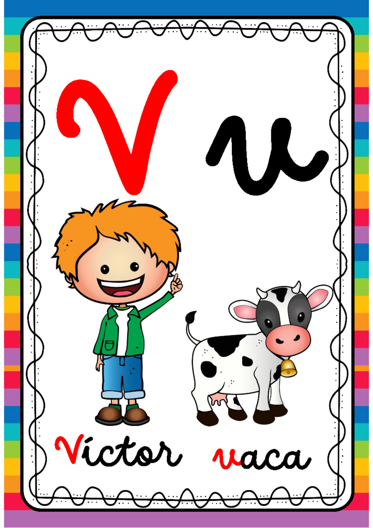 Abecedario Mayúsculas Y Minúsculas - Lenguaje y comunicacion - V u ...