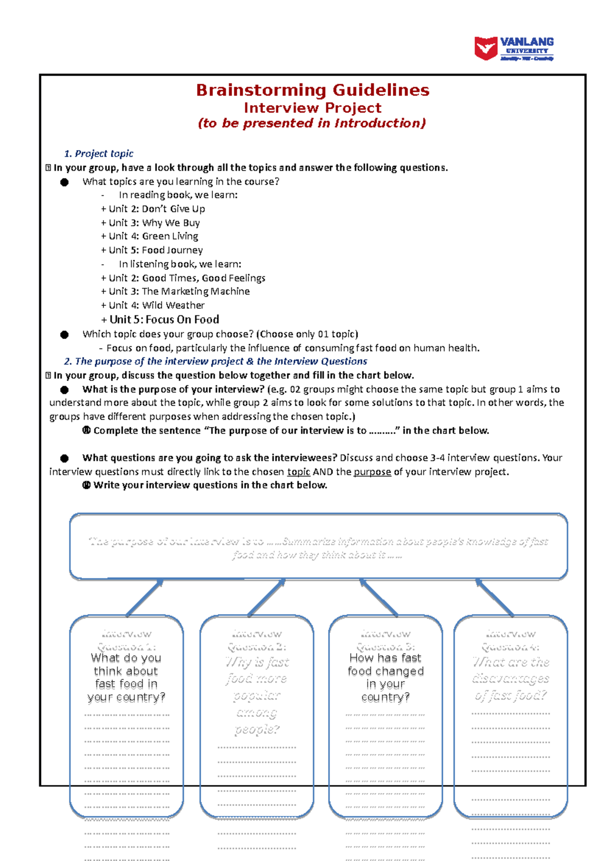 Group 1- Draft Project - av3 - Brainstorming Guidelines Interview Project (to be presented in ...