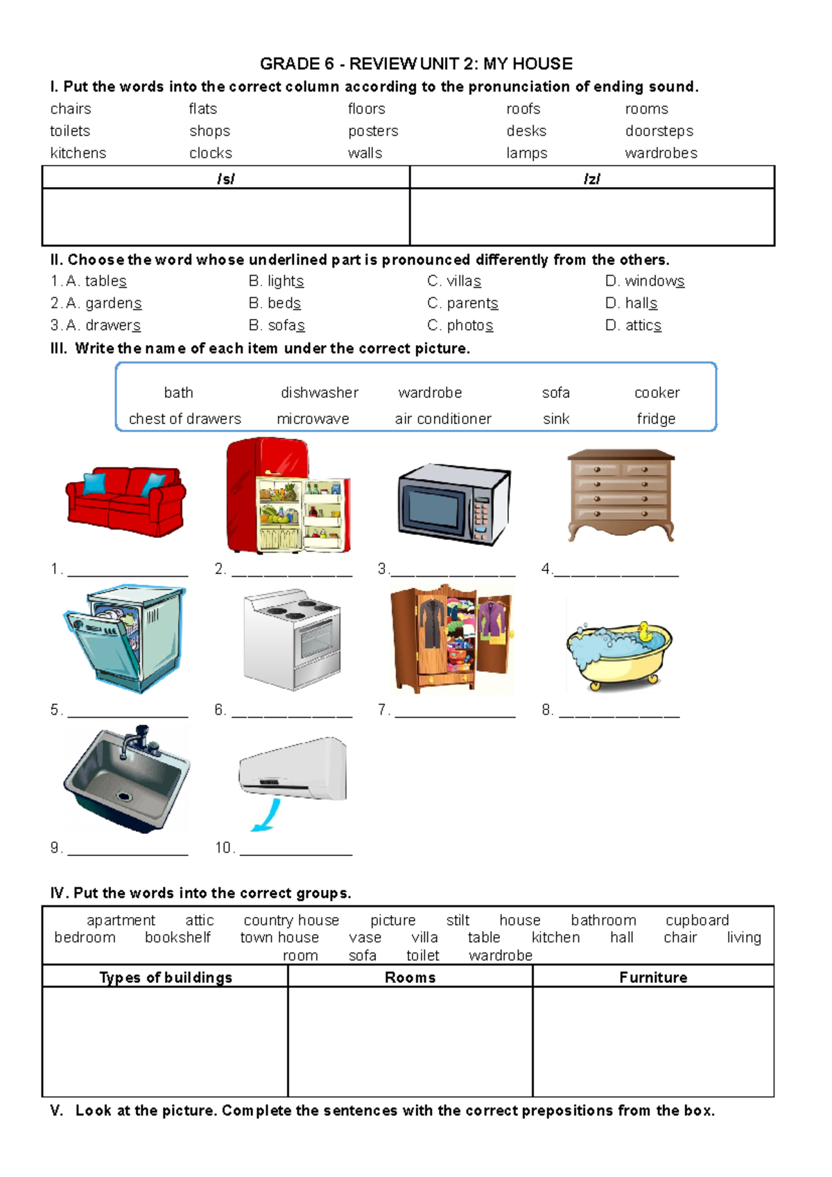 G6 - BT bo tro Unit 2 - This material can be used with Lesson 7 ...